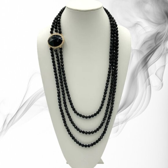 Richard Serbin | Jewelry | Vintage 8s Richard Serbin Gold Tone Jet ...